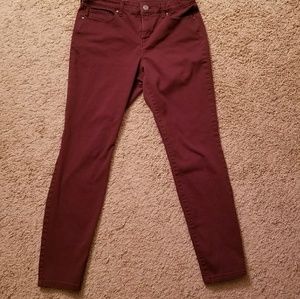 Style & Co. | Jeans | Maroon Jeans | Poshmark